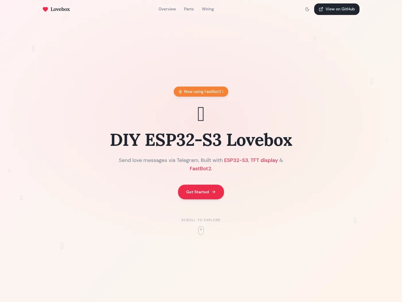 DIY ESP32 Lovebox