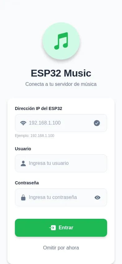 ESP32 Music Client