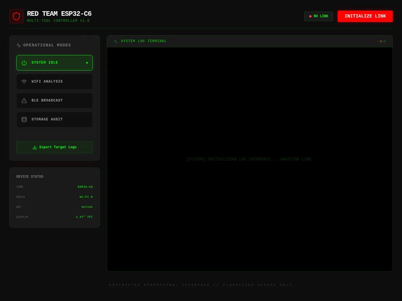 Red Team ESP32 Multi-Tool