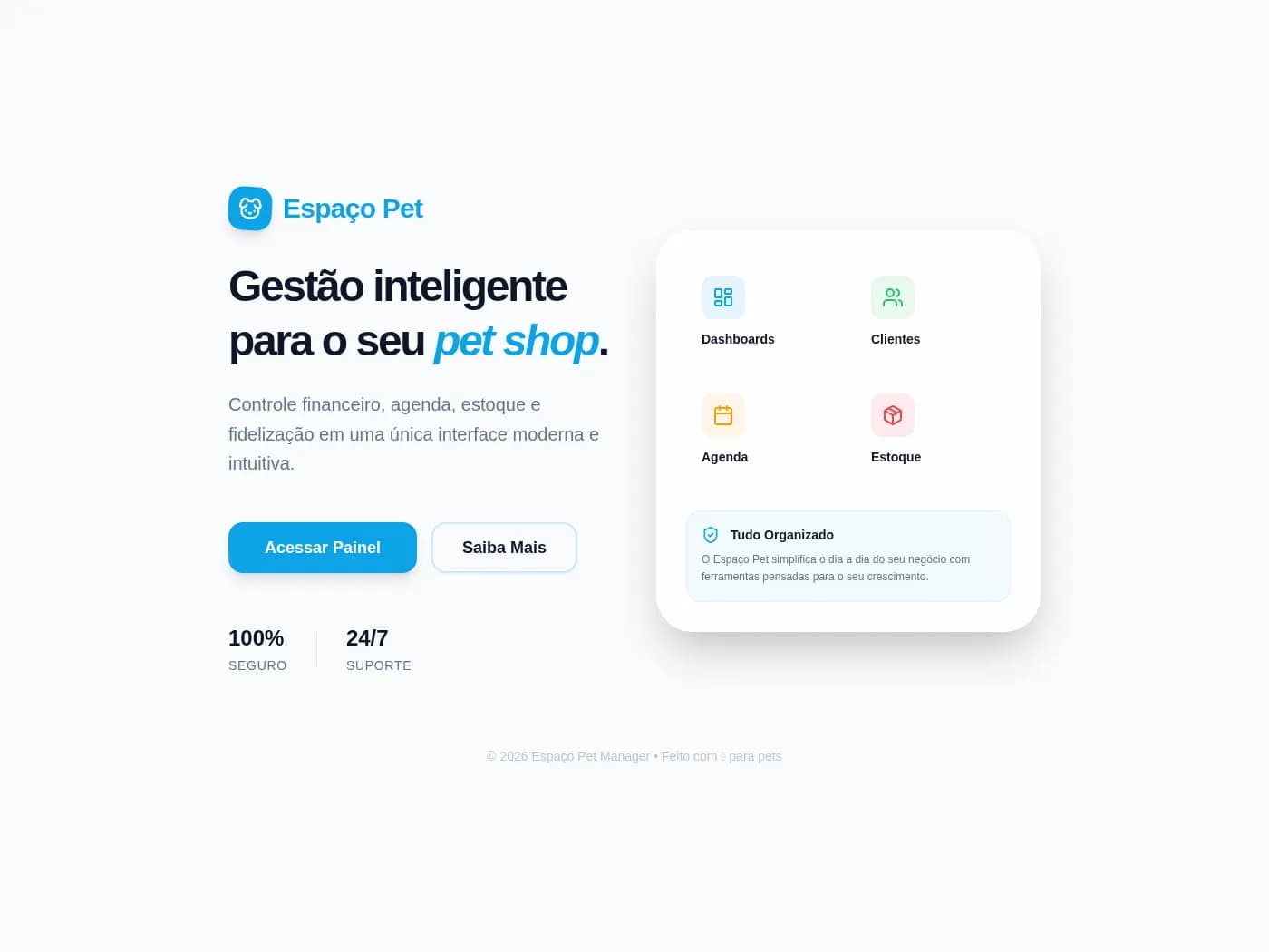 Espaço Pet Manager