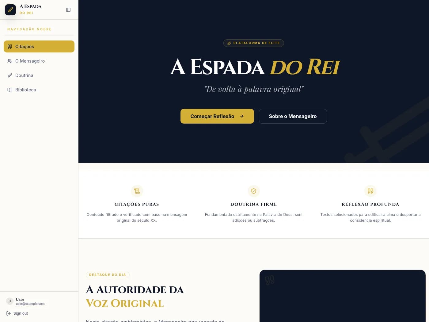 A Espada do Rei