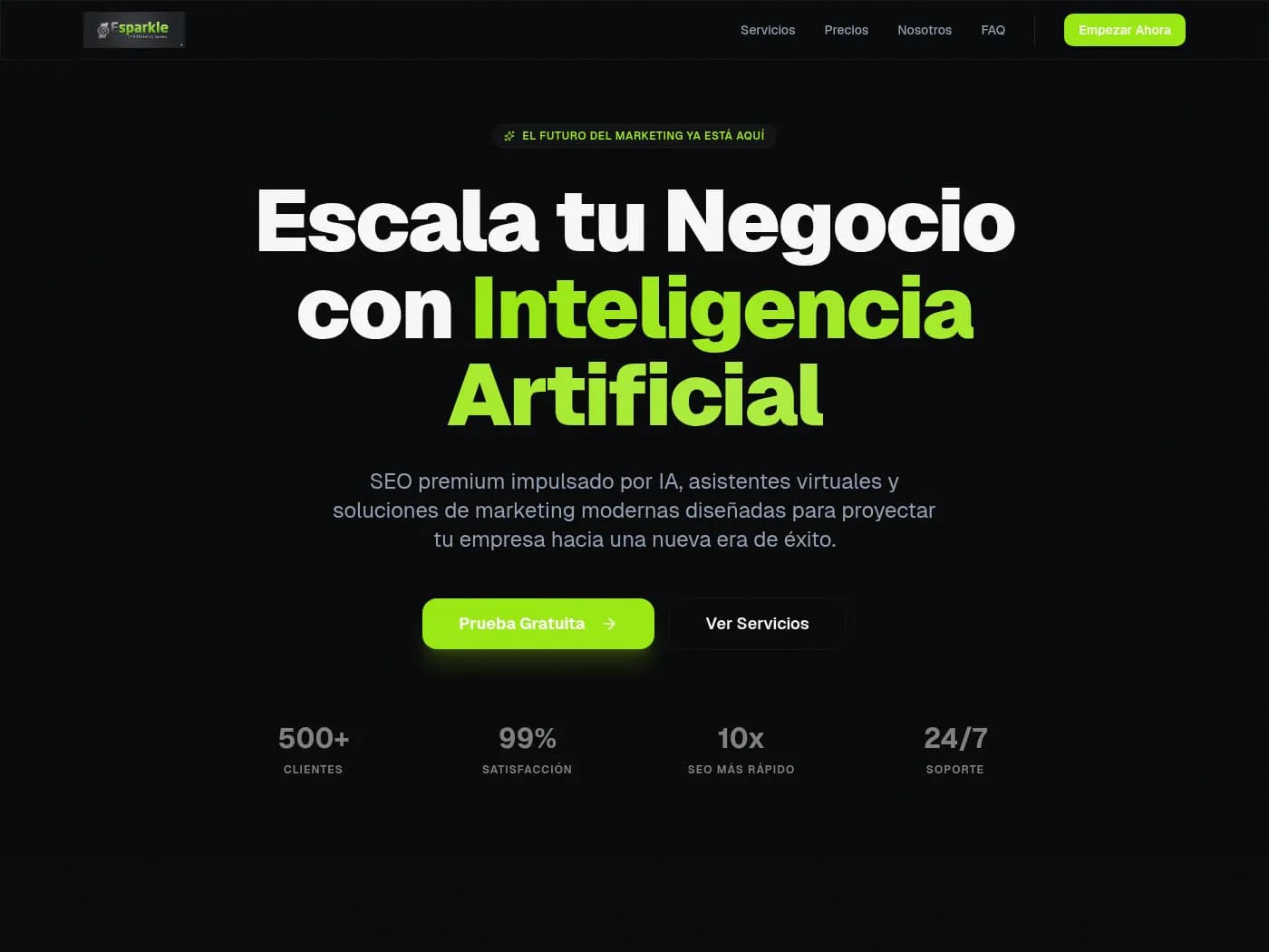 Esparkle AI Agency Site