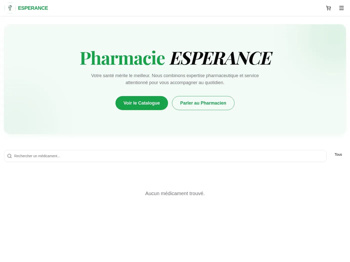 Esperance Pharmacy Web