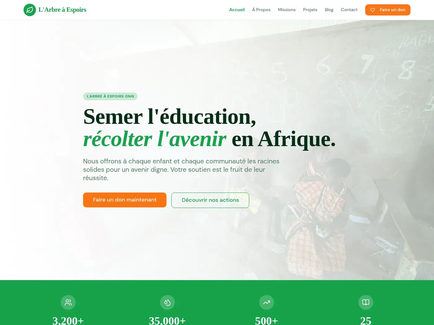 Espoirs Africa Web