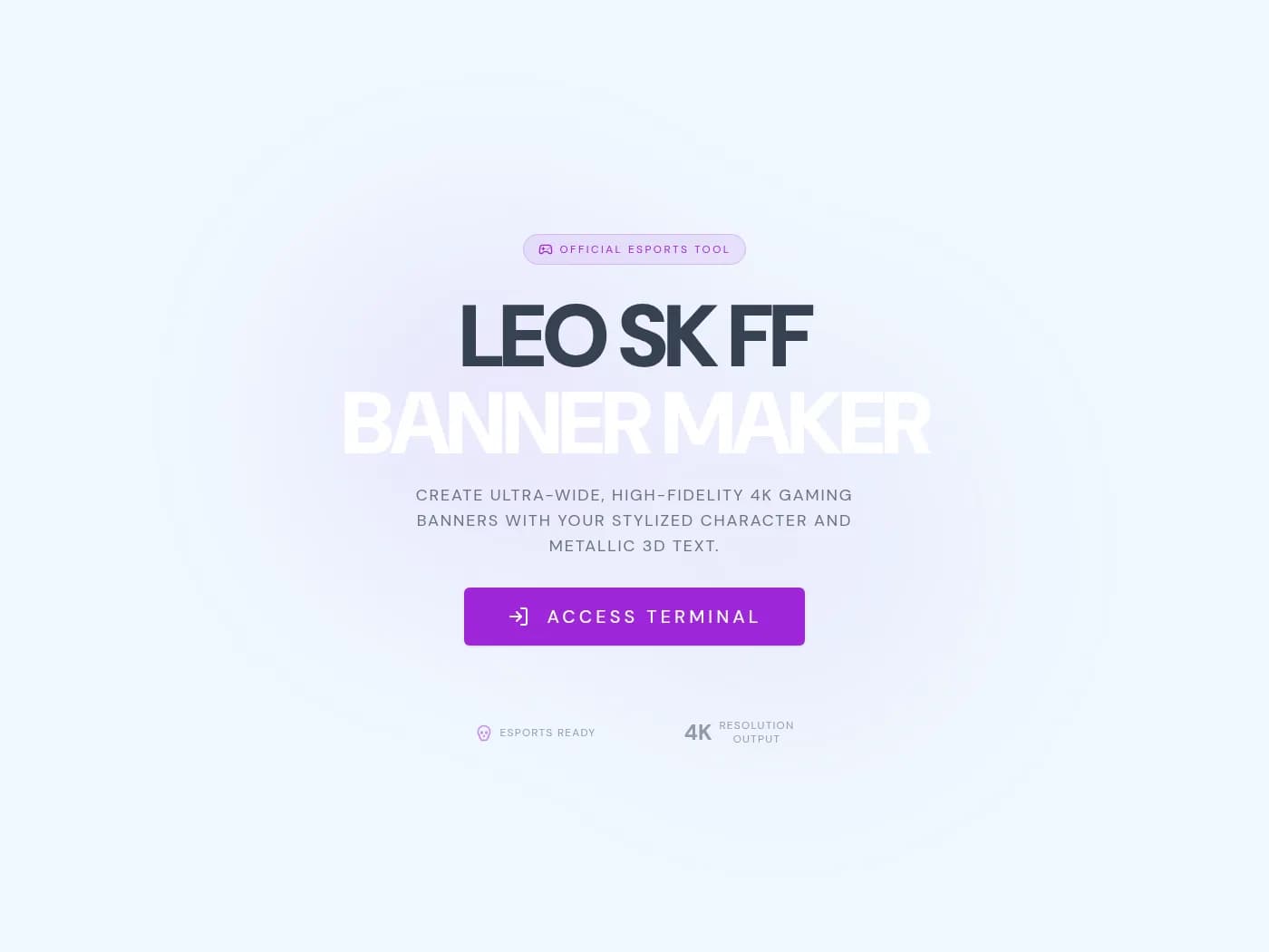LEO SK FF Esports Banner