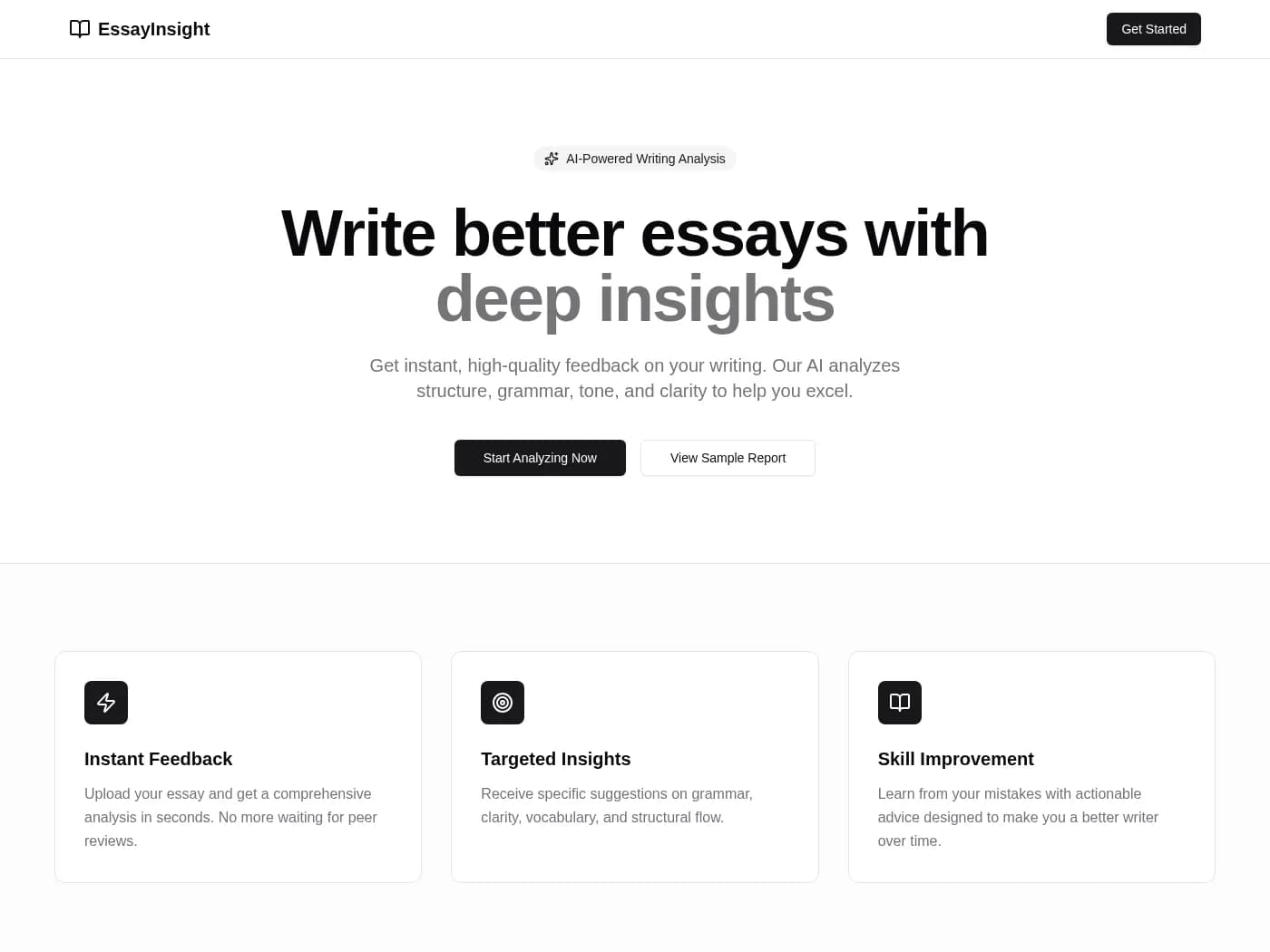 Essay Insight Analyzer