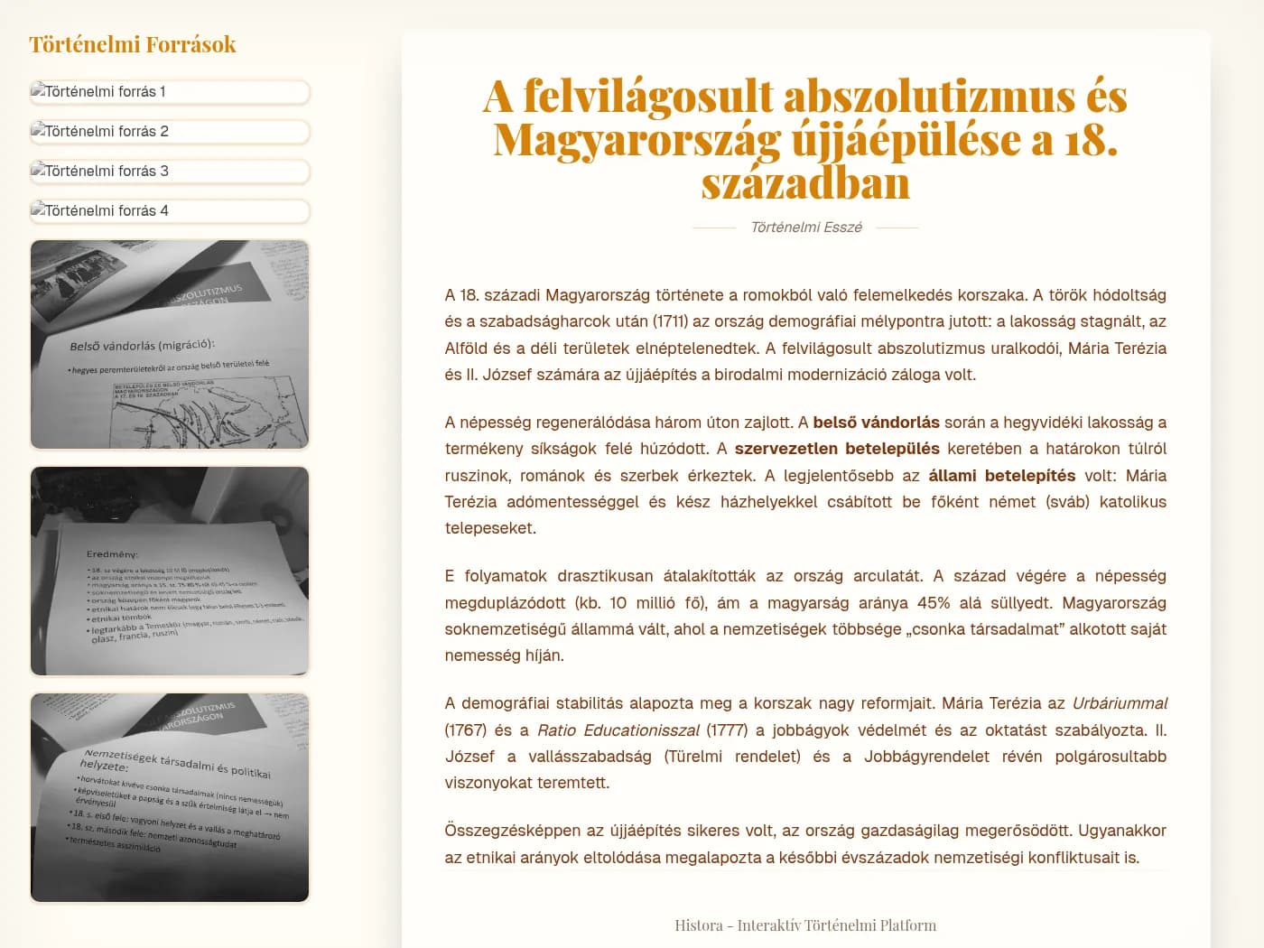 Enlightened Absolutism Essay