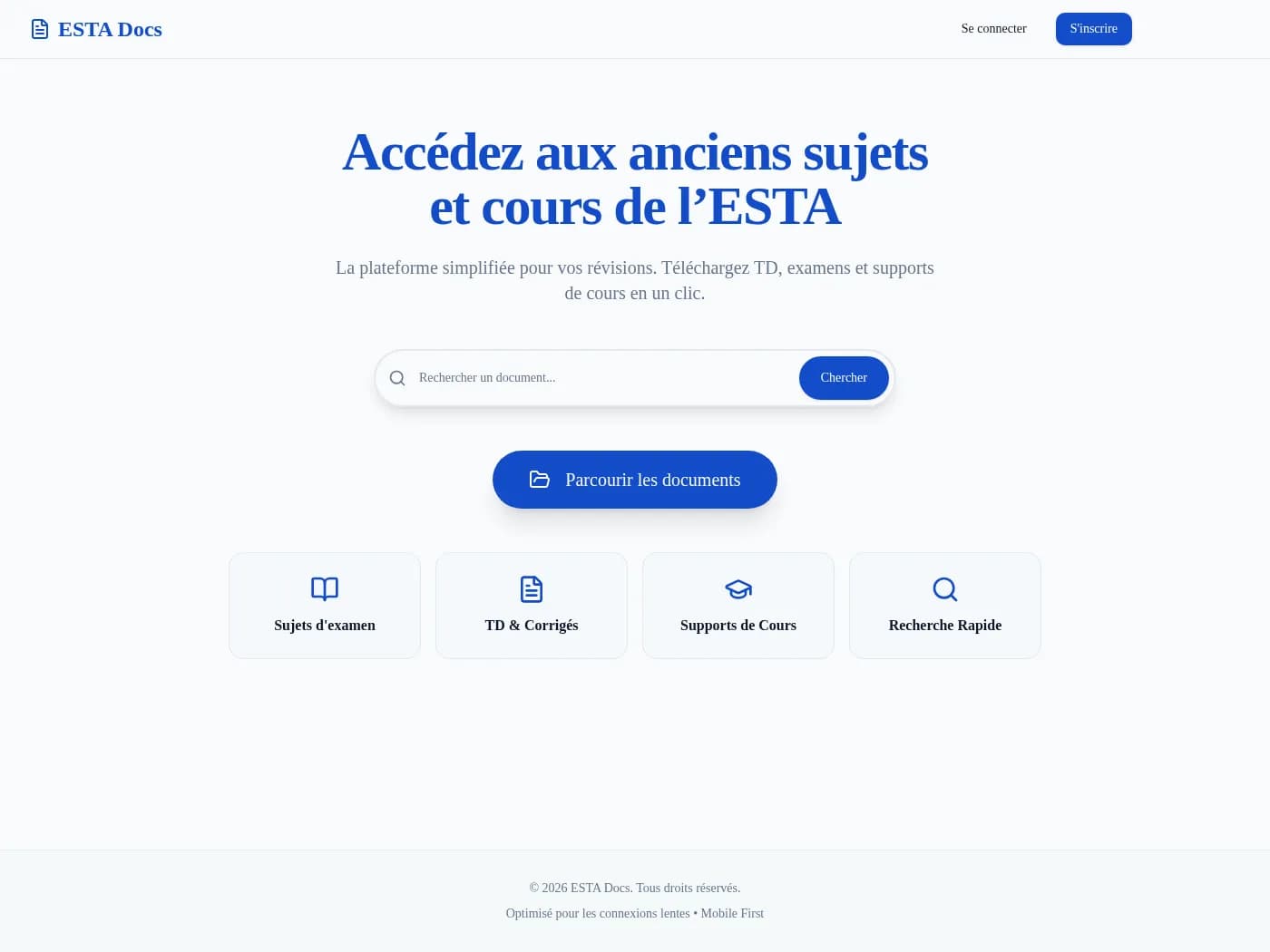 ESTA Docs Portal