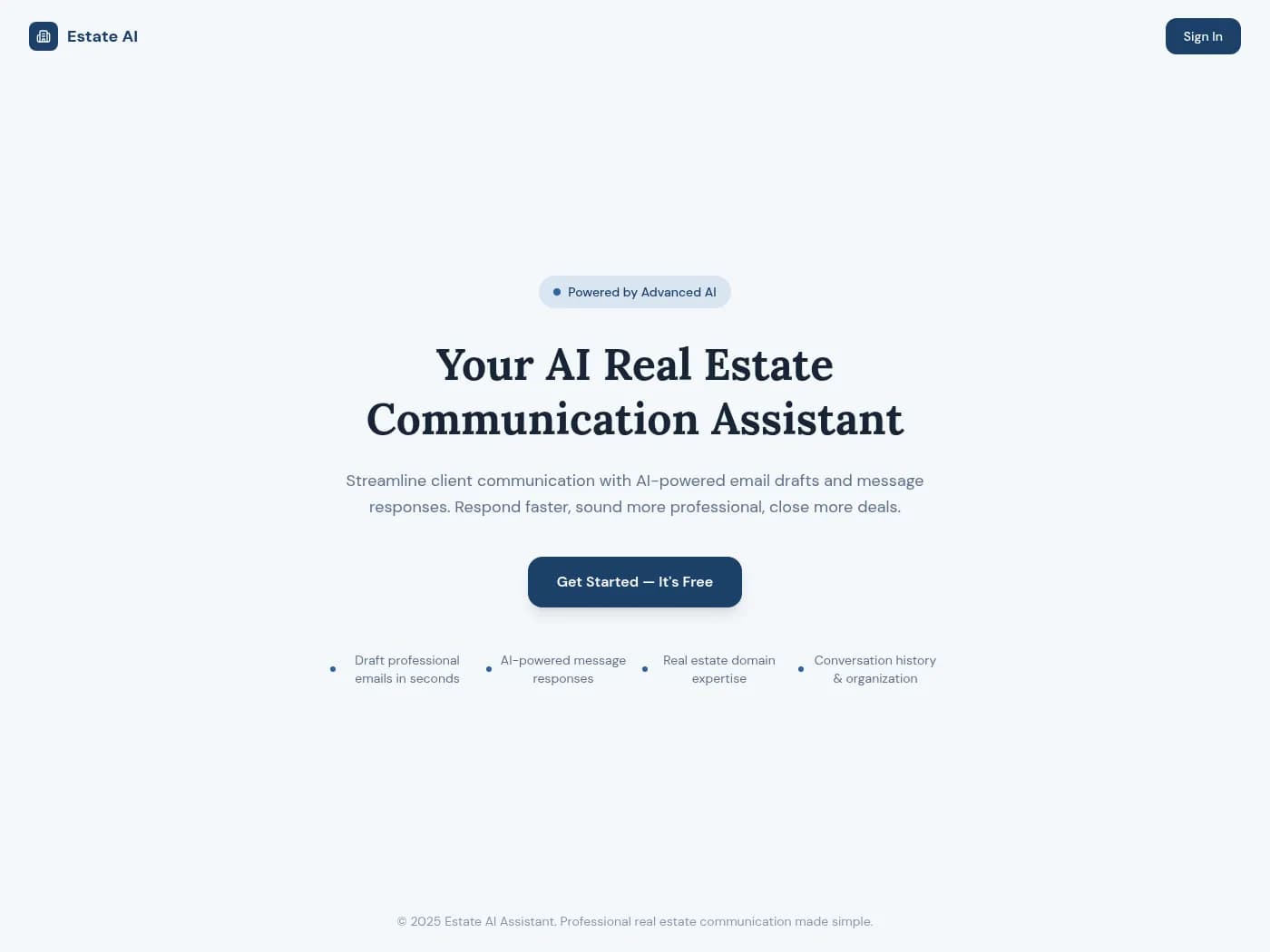 Estate AI Assistant