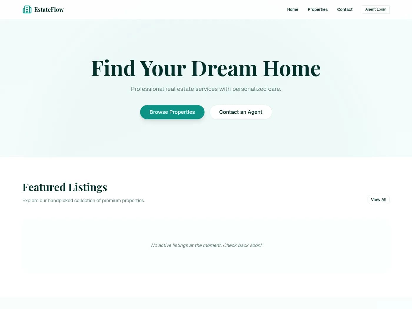EstateFlow CRM Site
