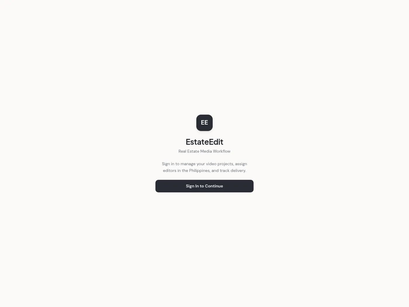 EstateEdit Workflow App