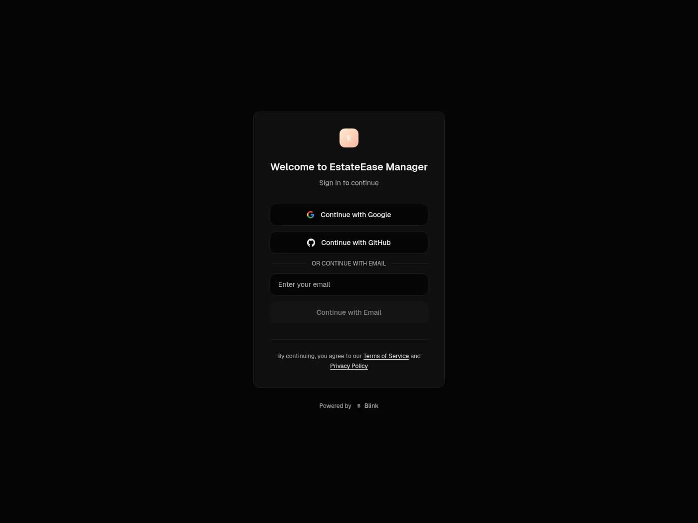 EstateEase Manager