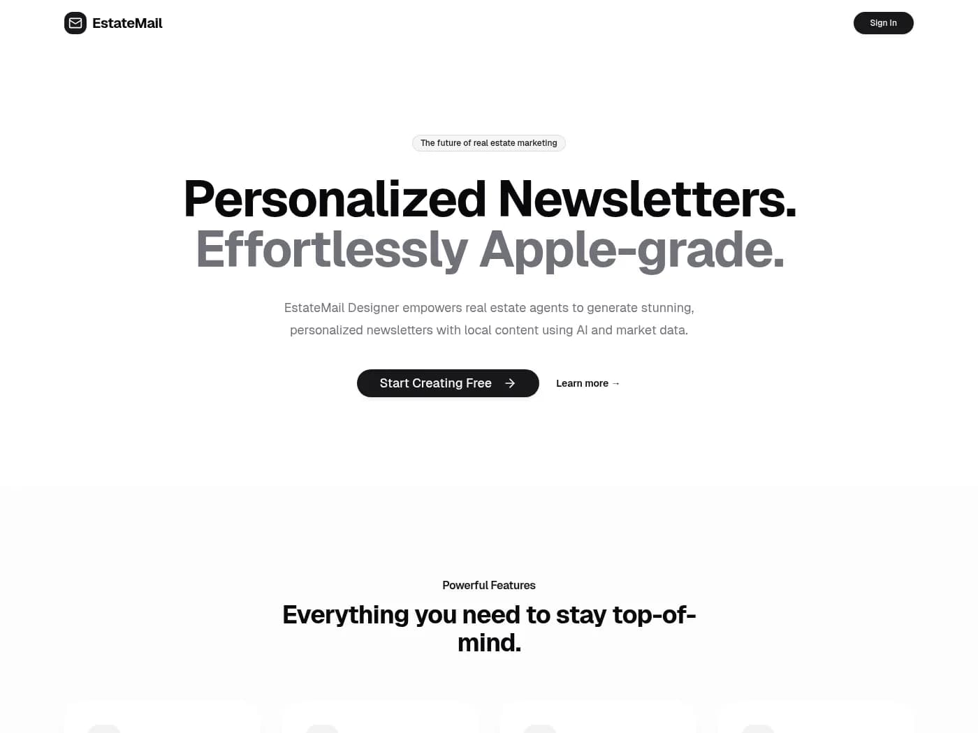 EstateMail Designer