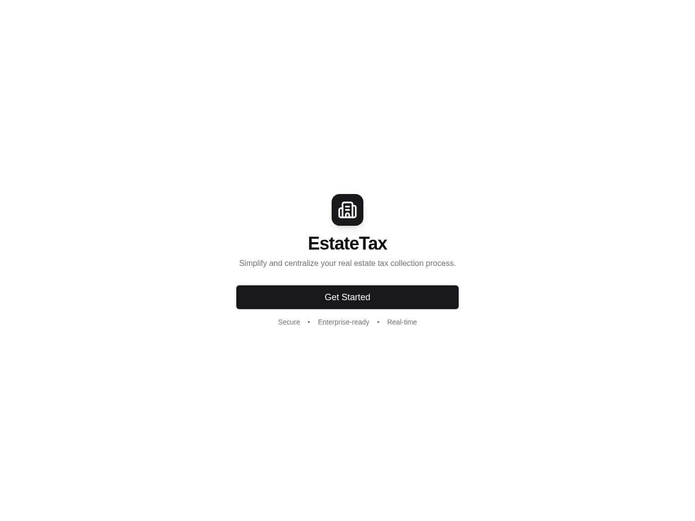 EstateTax Dashboard