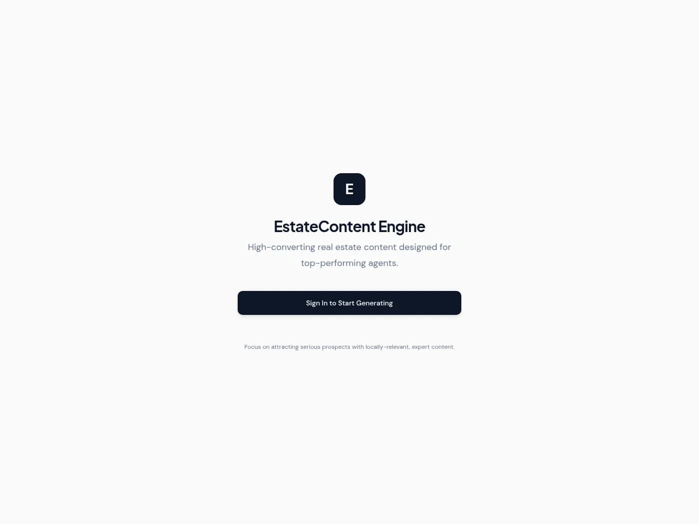 EstateContent Engine