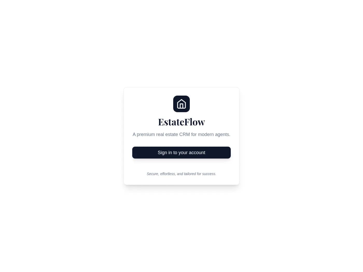 EstateFlow CRM