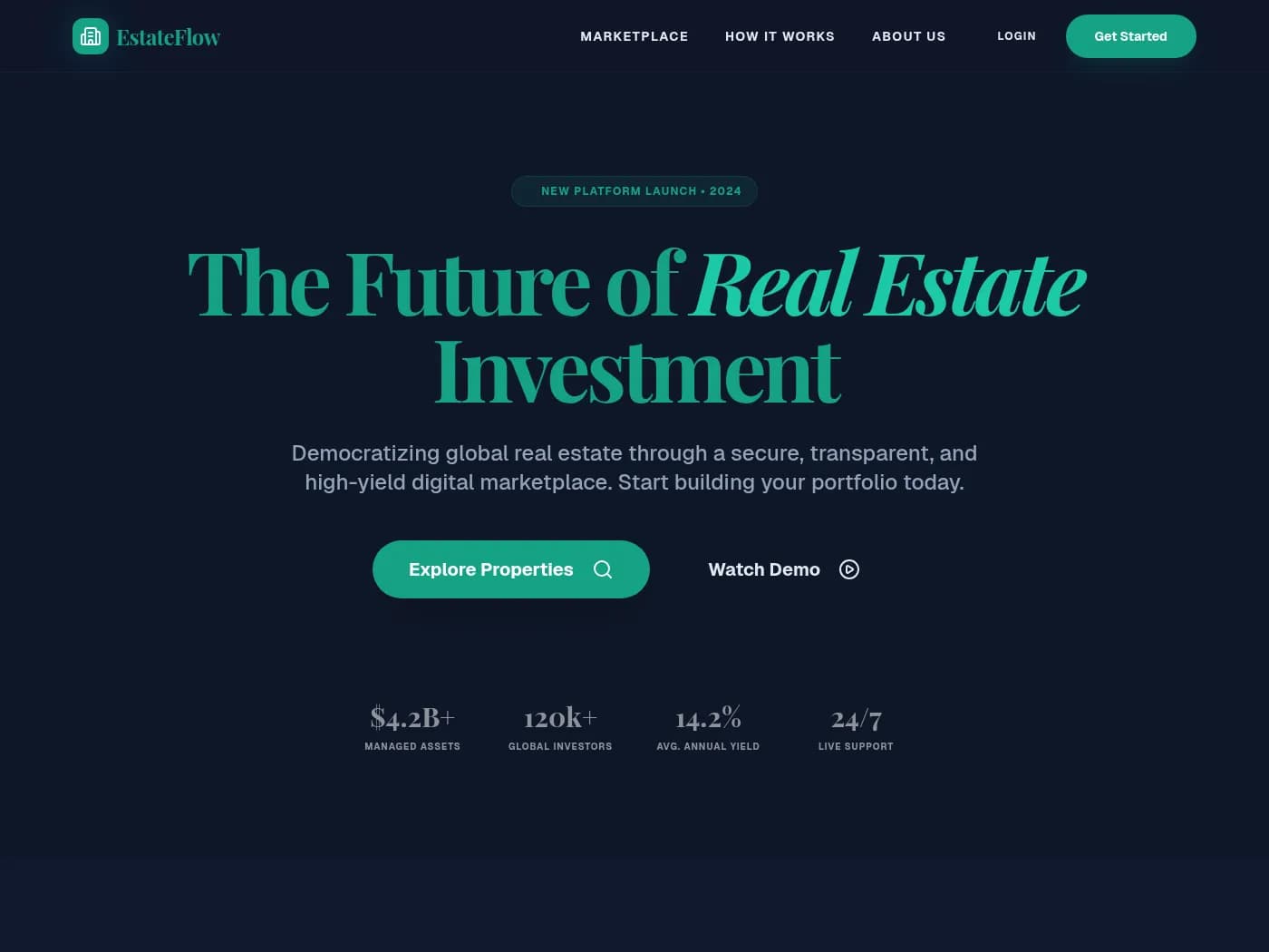 EstateFlow Dashboard