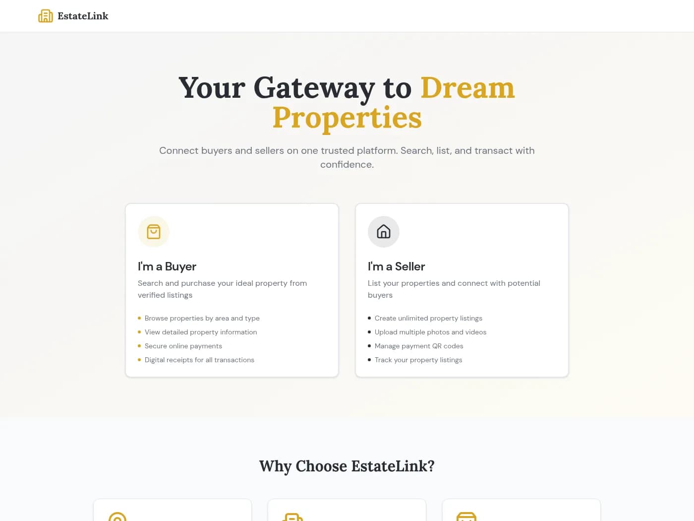 EstateLink Marketplace