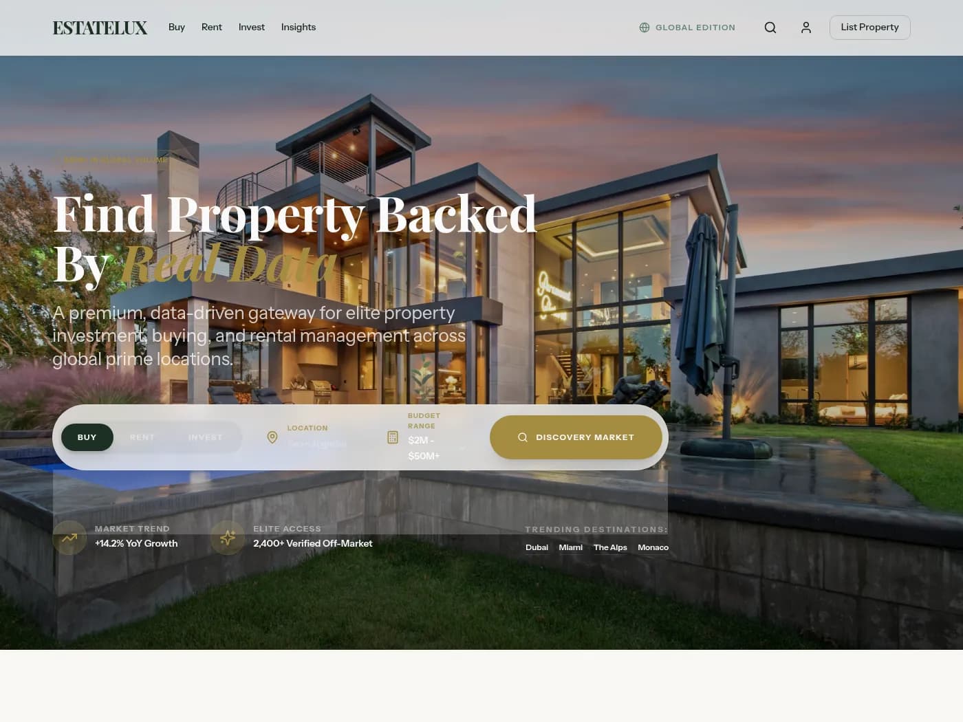 EstateLux Homepage