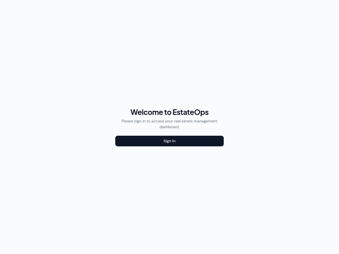 EstateOps Manager