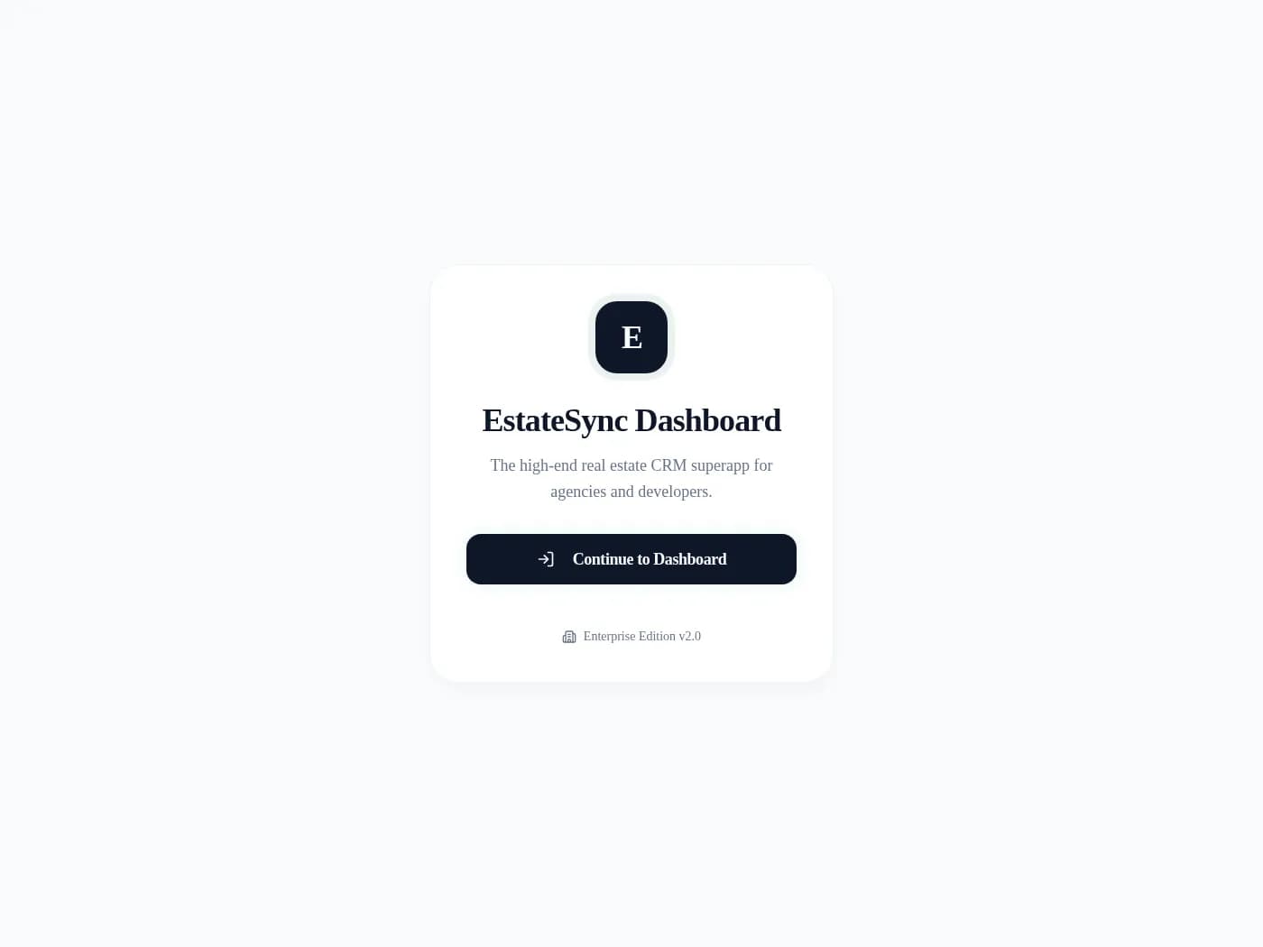 EstateSync Dashboard