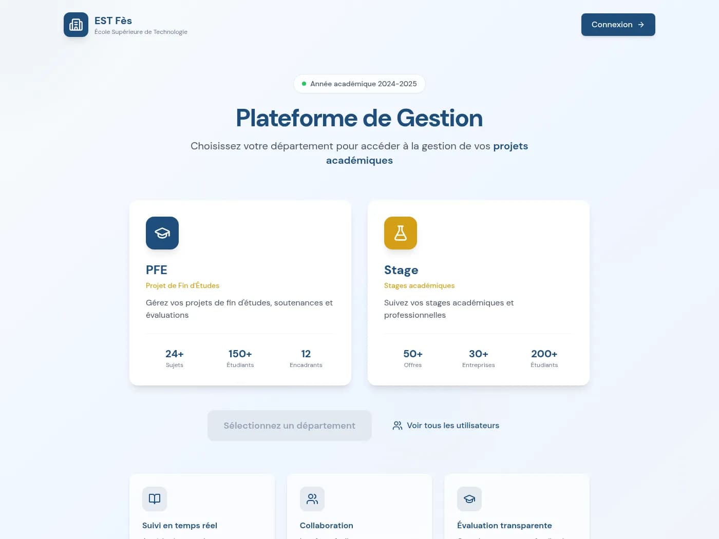 EST Fès PFE Manager