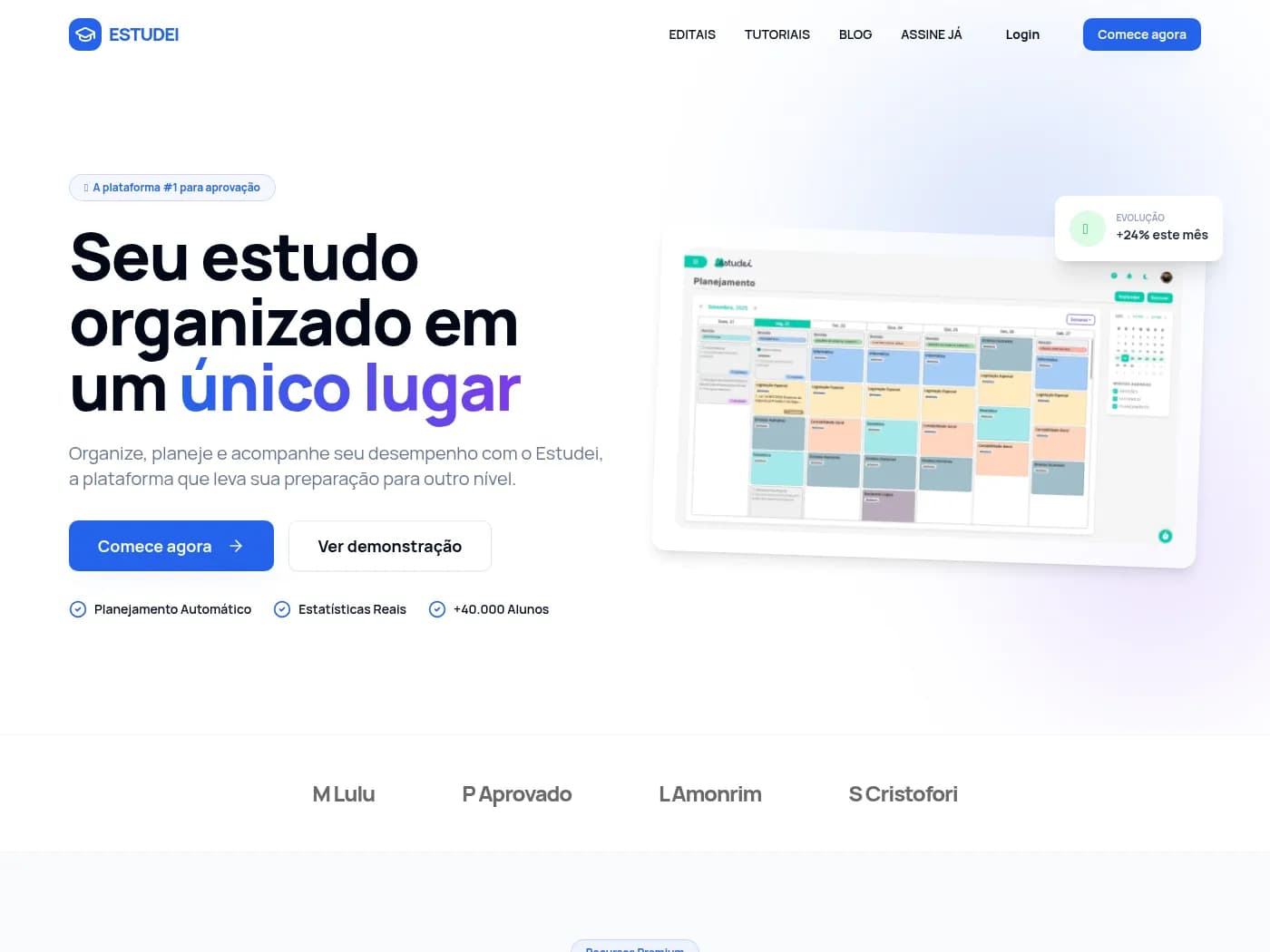 Estudei Clone Platform