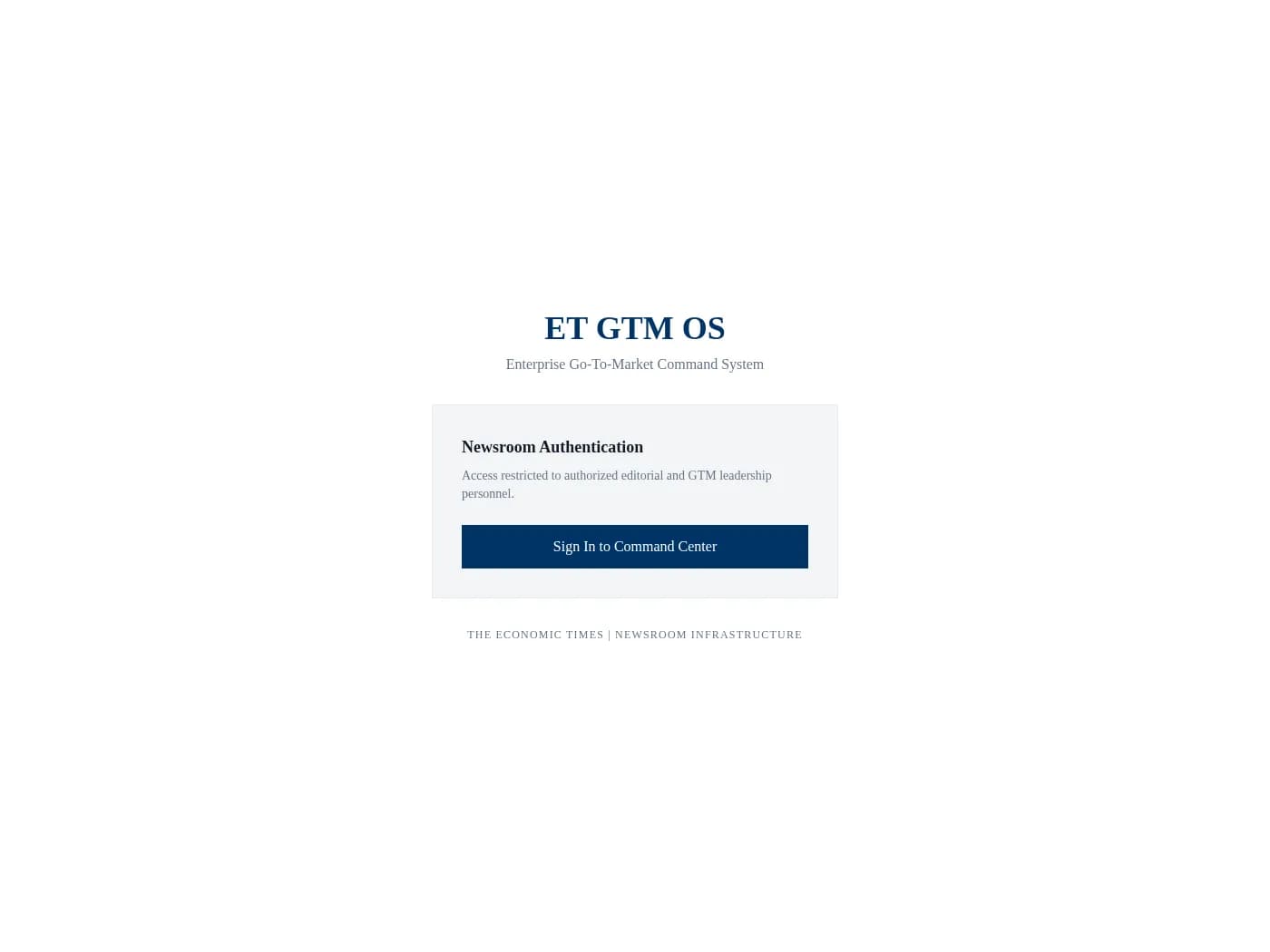 ET GTM OS