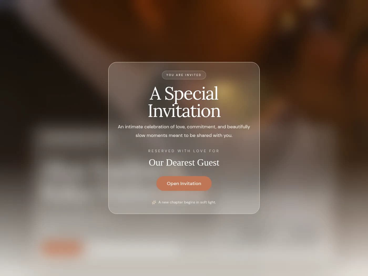 EternaWed Invitation