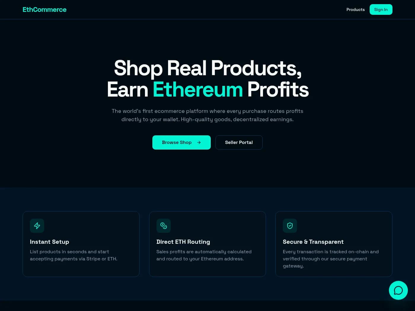 EthCommerce Platform