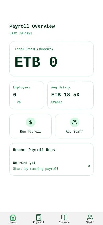 Ethiopian Payroll Pro