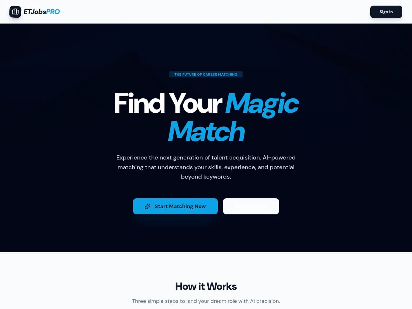 ETJobs Pro Platform
