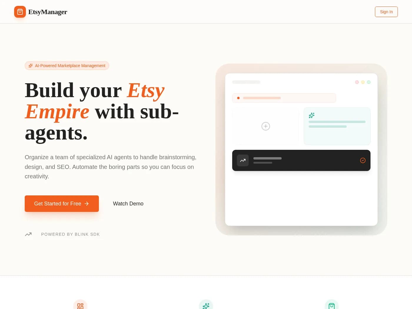 Etsy Team Manager