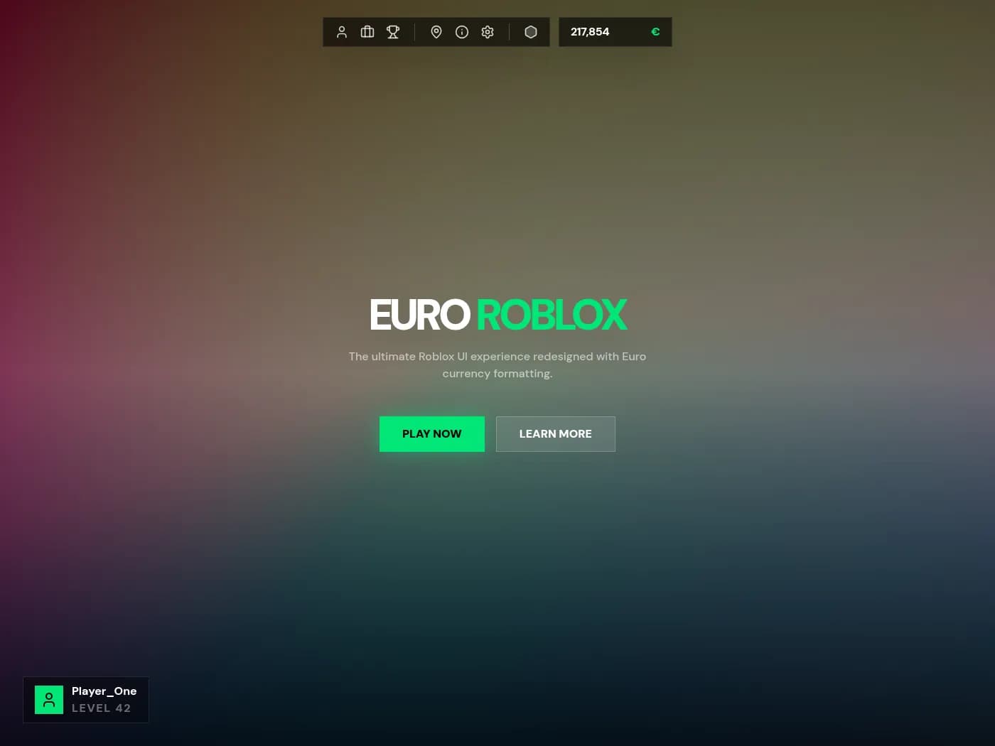Euro Roblox UI