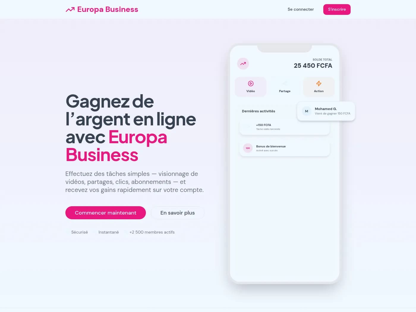 Europa Business Platform