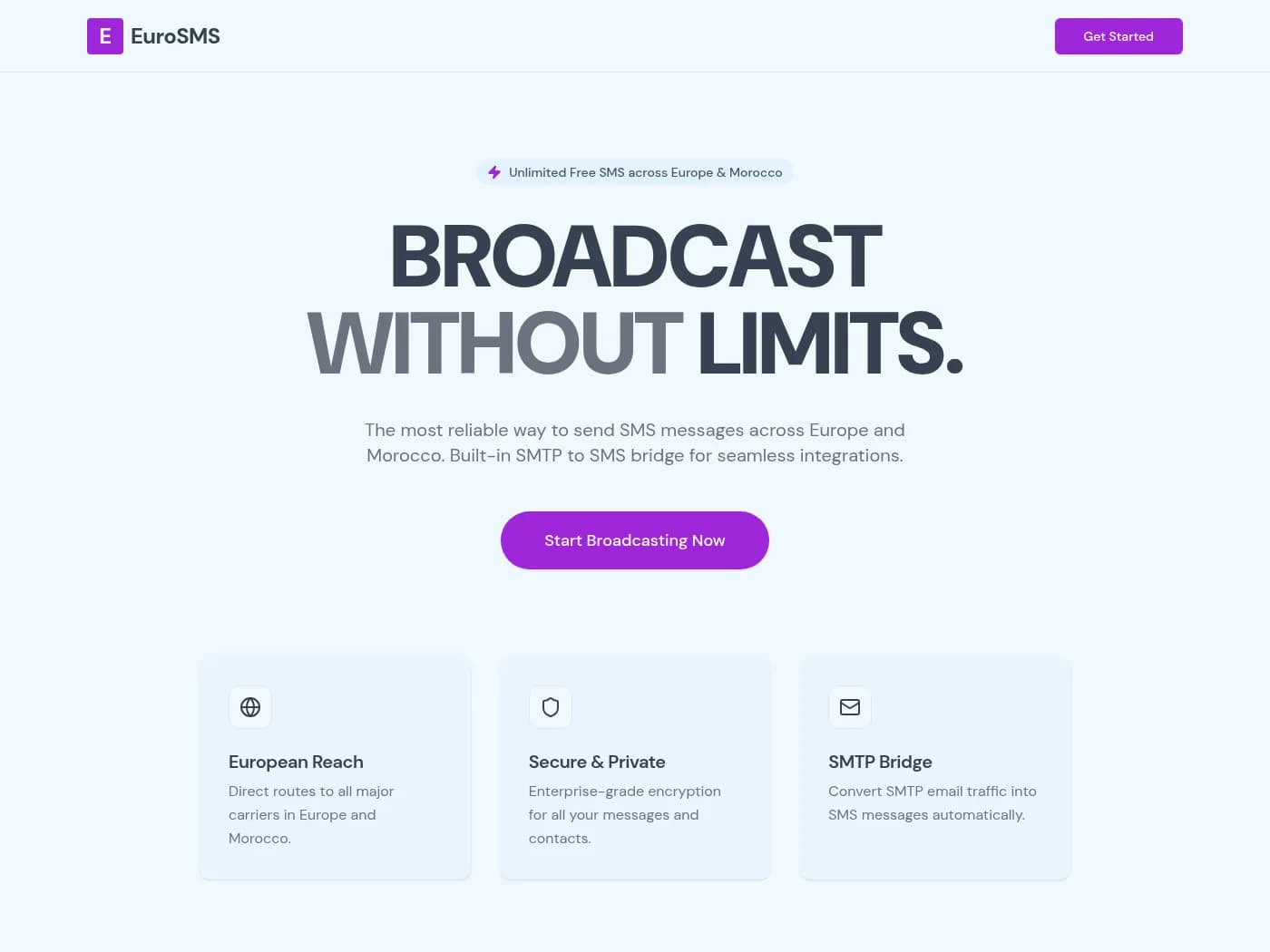 EuroSMS Broadcaster