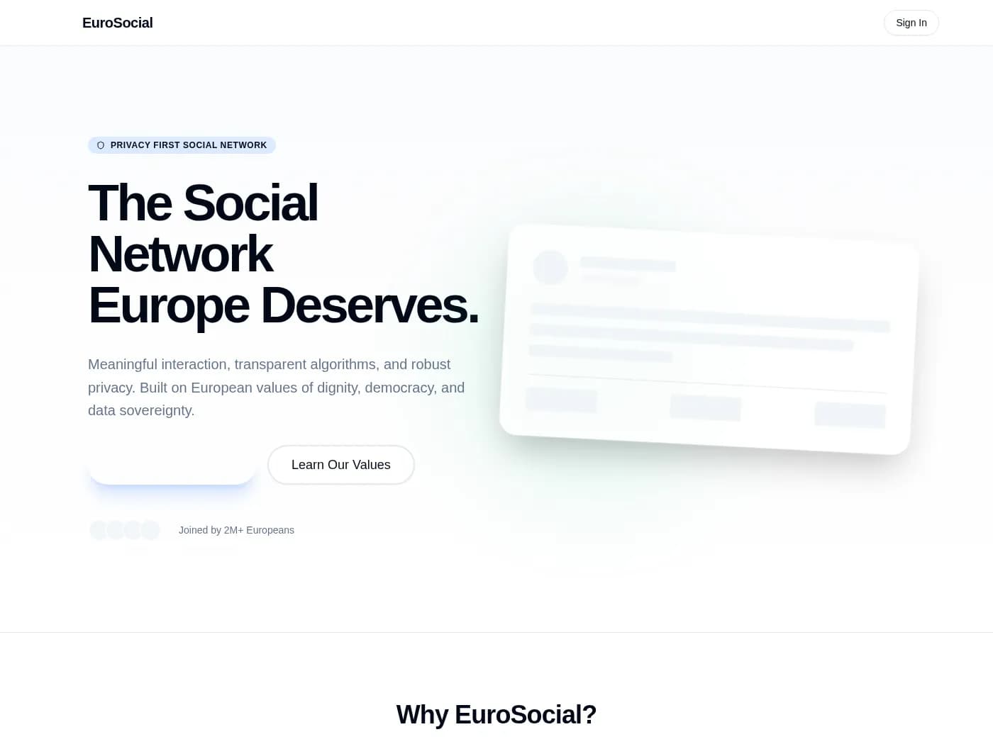 EuroSocial Network
