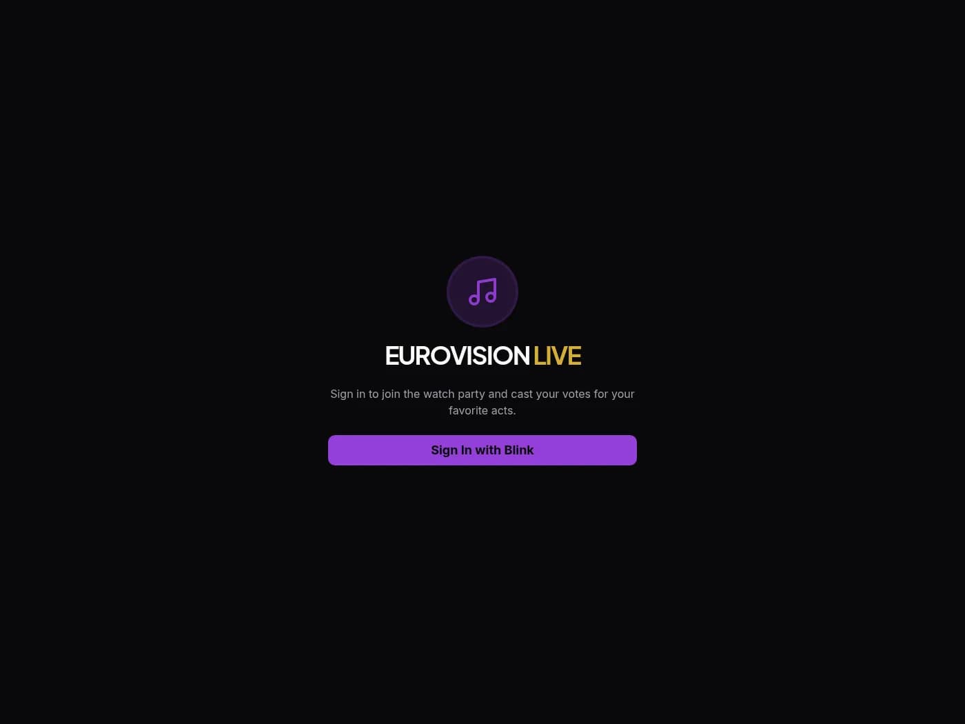 Eurovision Live Scoreboard