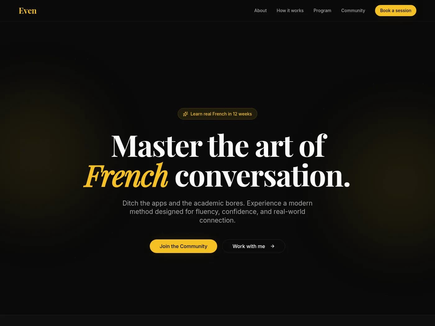 Even French Landing