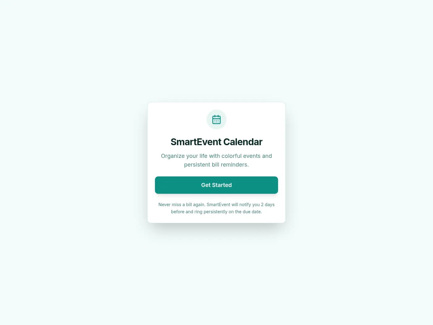 SmartEvent Calendar