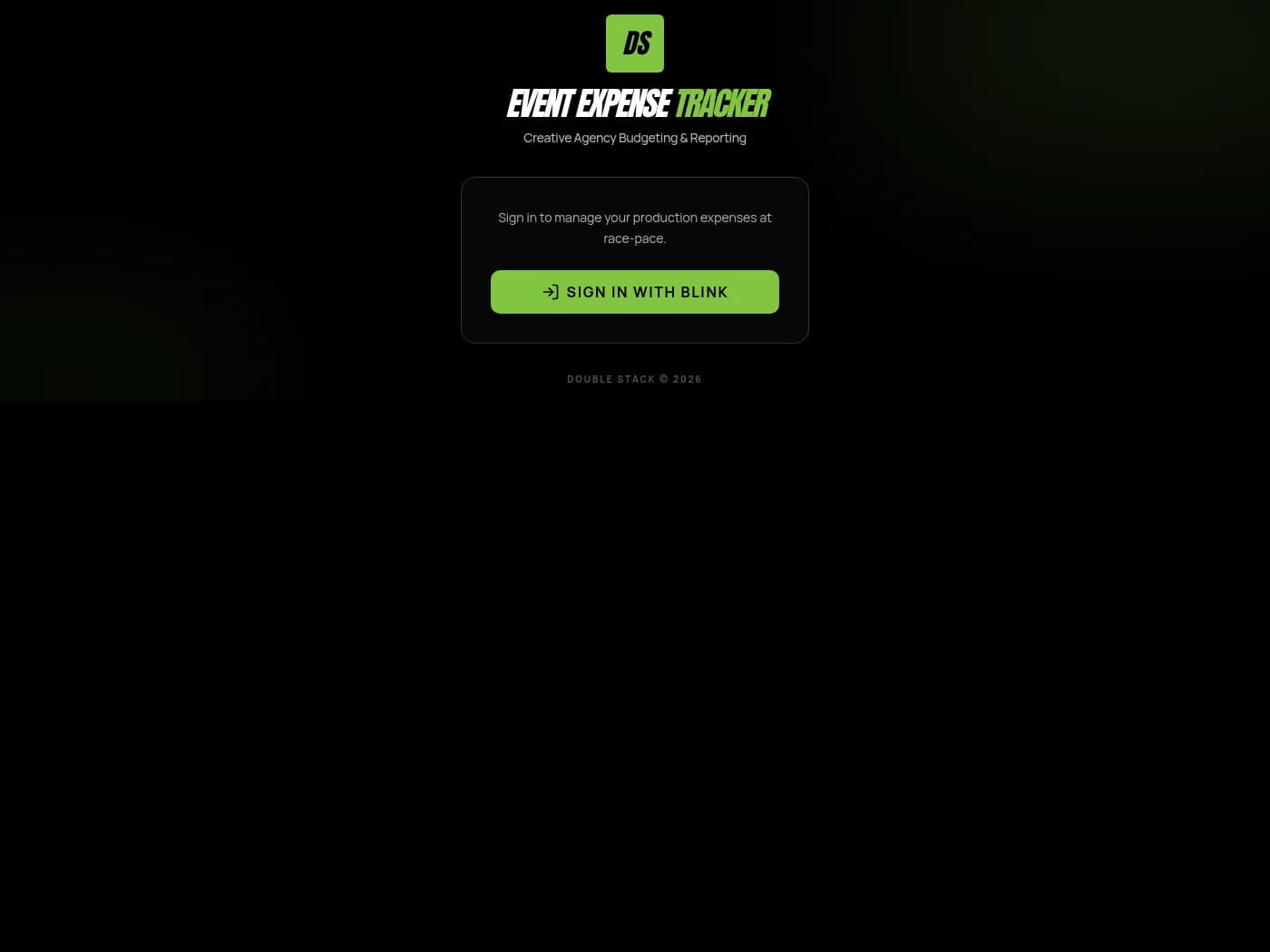 Event Expense Tracker