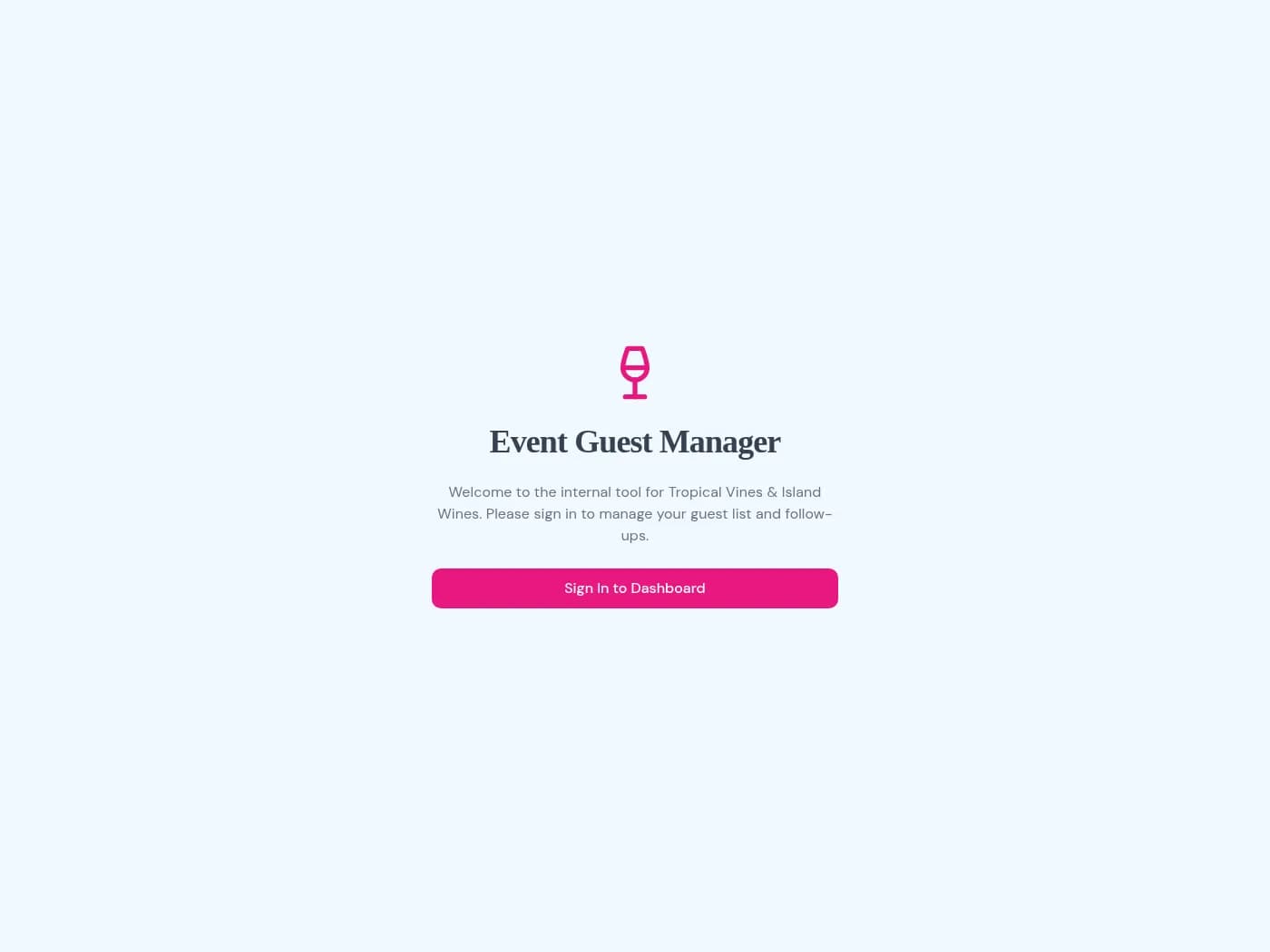 Event Guest Manager