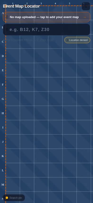 Event Map Locator