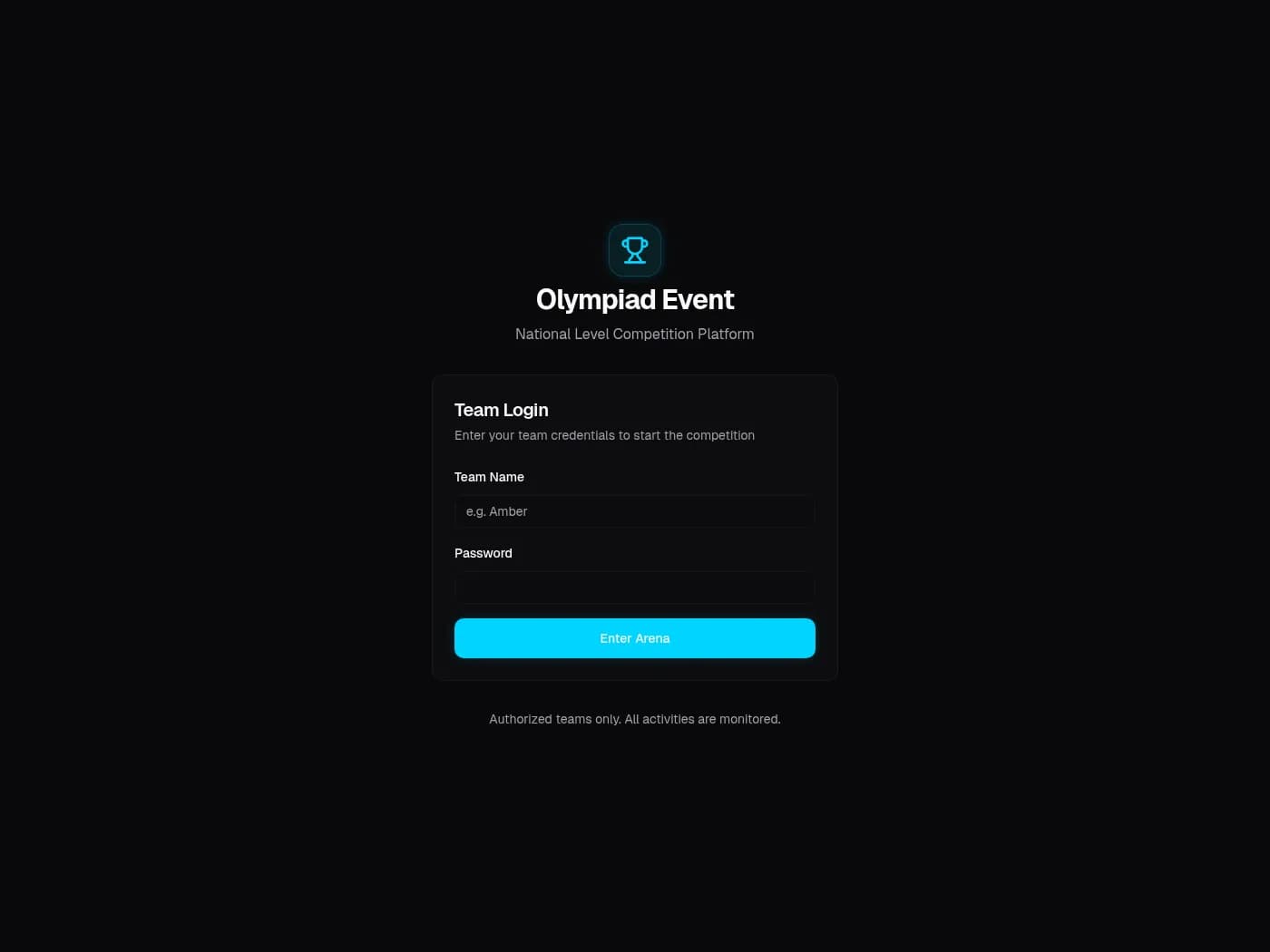 Olympiad Event Platform