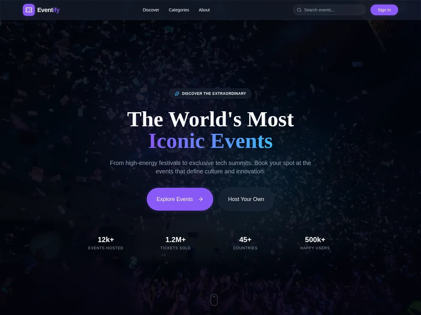Eventify Reservation Site