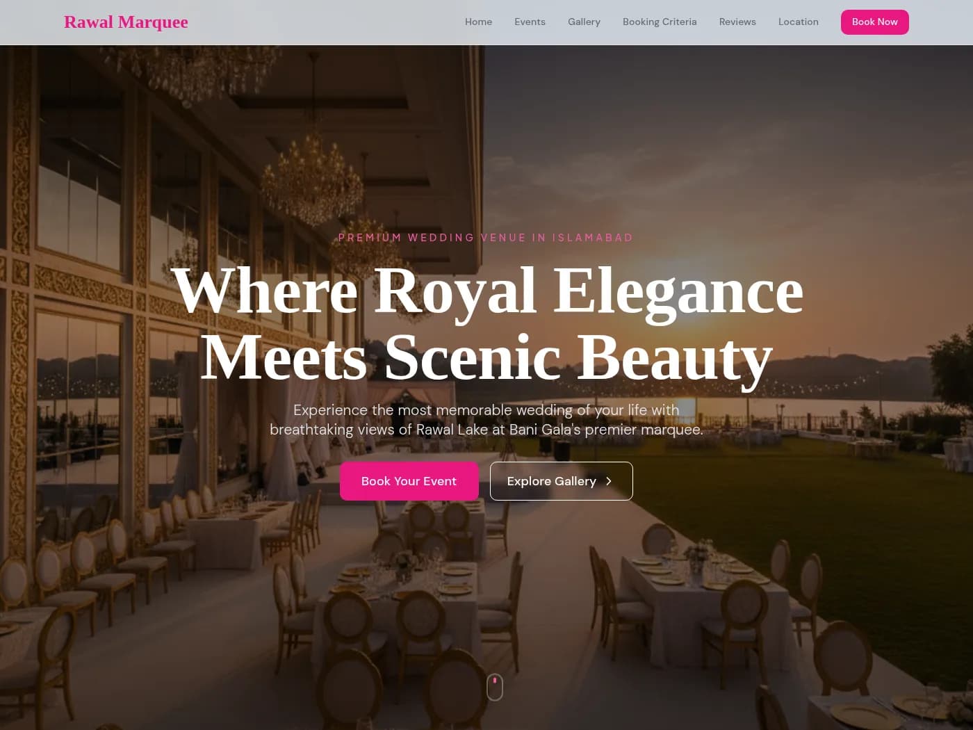 Event Venue Pro Site