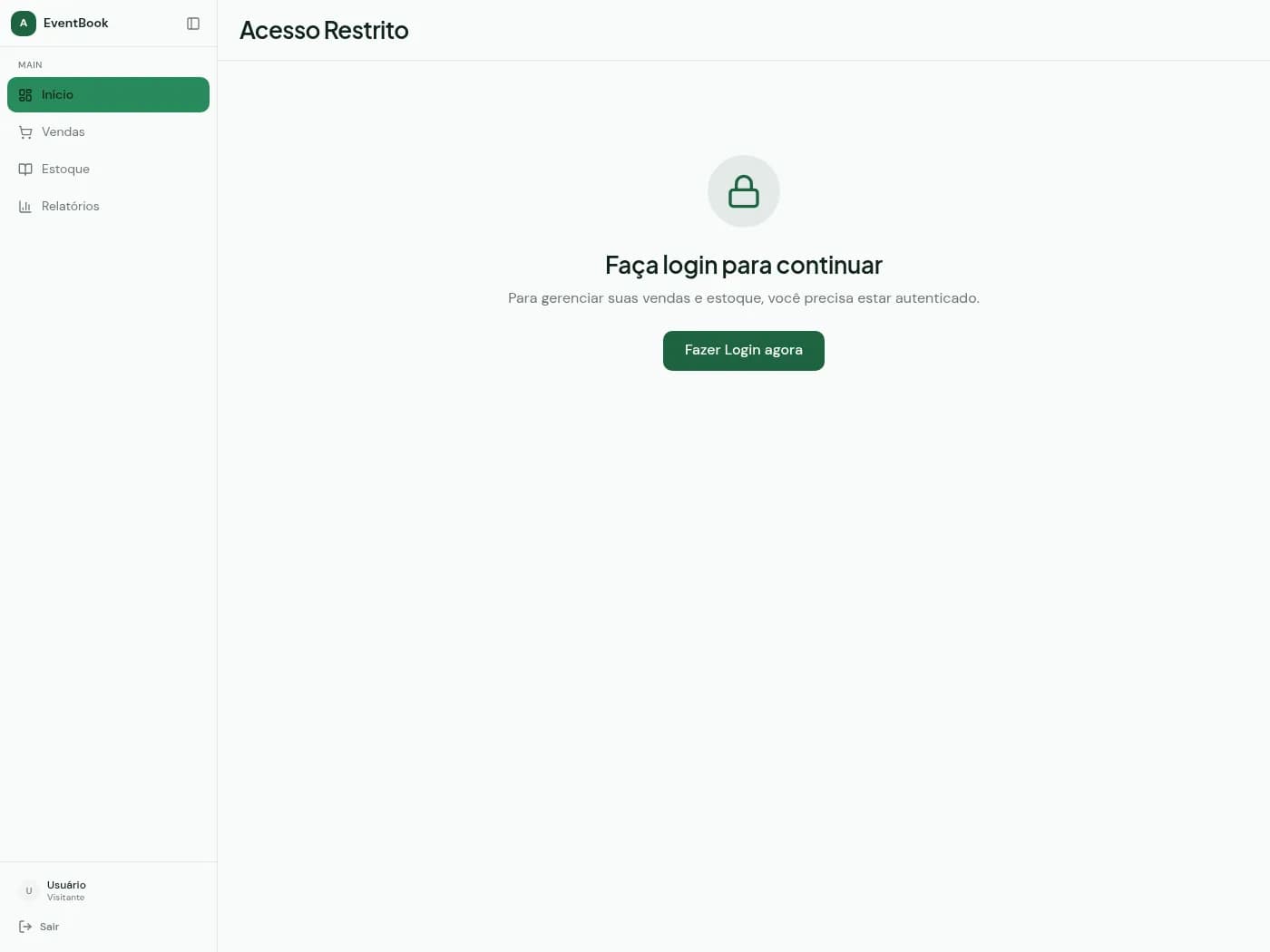 EventBook Sales App
