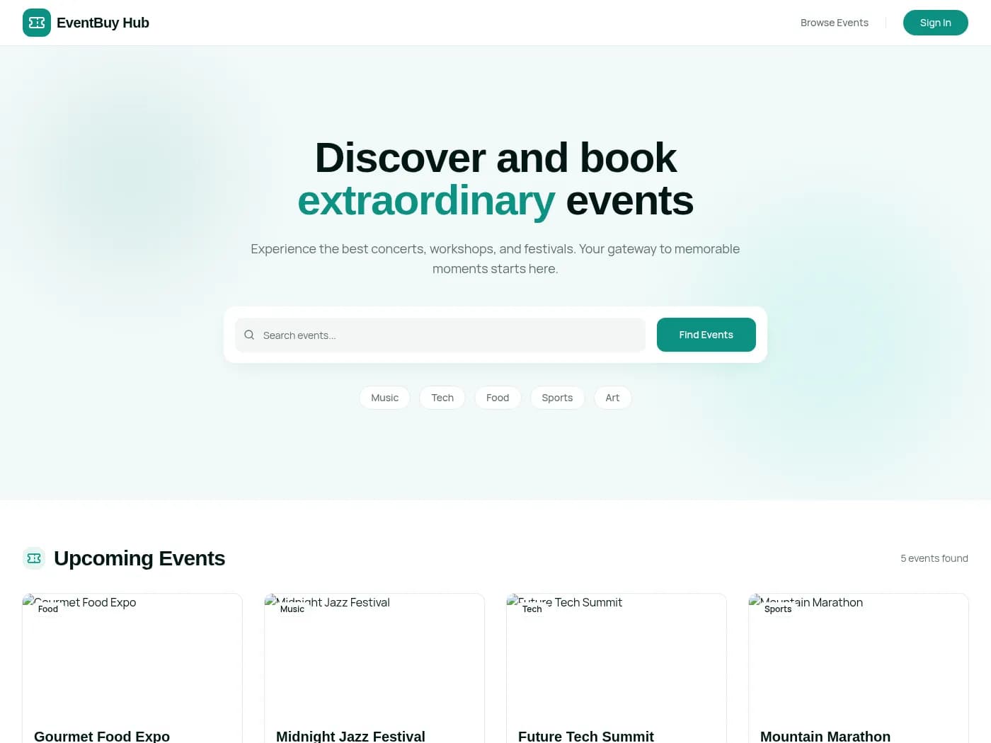EventBuy Hub