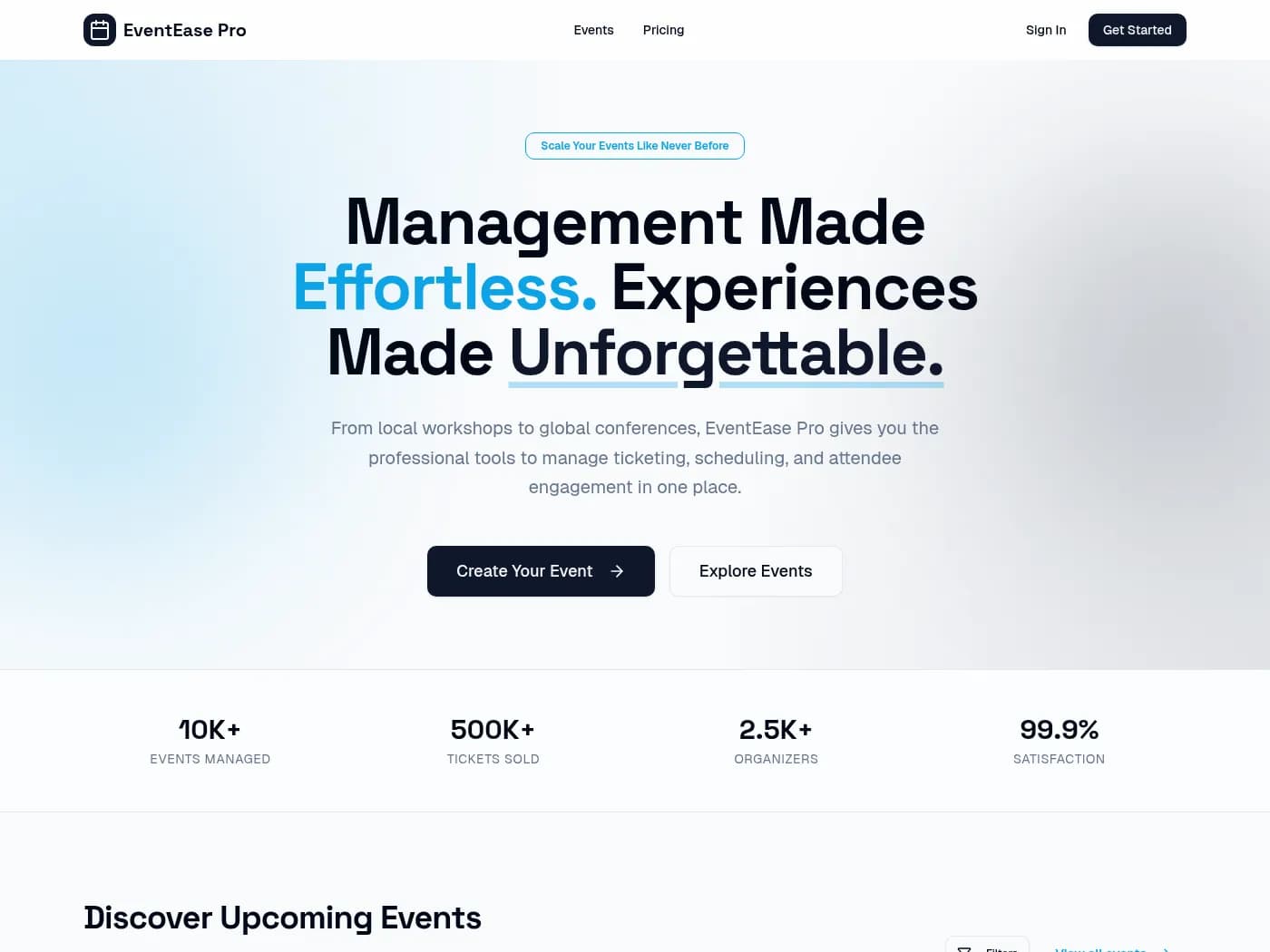 EventEase Pro