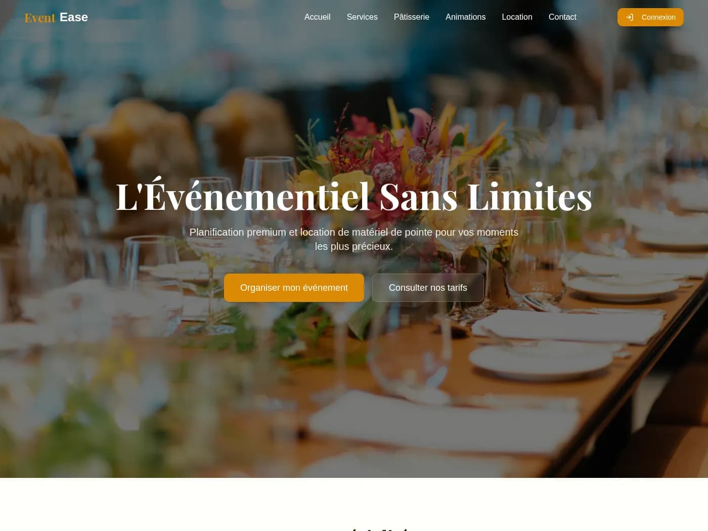 EventEase Web Platform